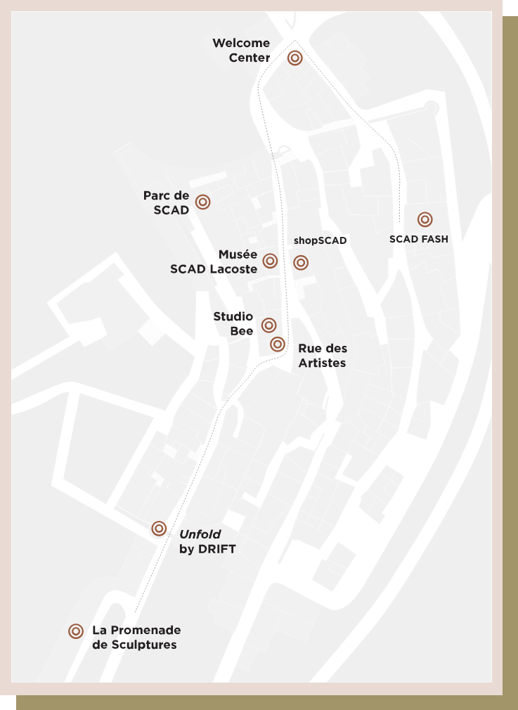 Scad Campus Map
